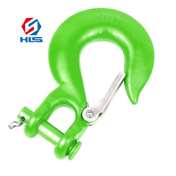 Heavy Duty 320 Type Forged Alloy/Steel Clevis Slip Hook with Safety ...