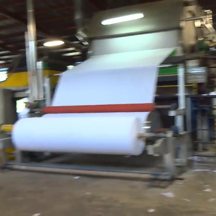 Recycling Pulp Toilet Tissue Making Paper Mill Machine Roll Toilet ...