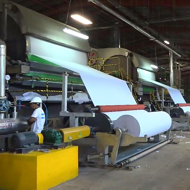 Recycling Pulp Toilet Tissue Making Paper Mill Machine Roll Toilet ...