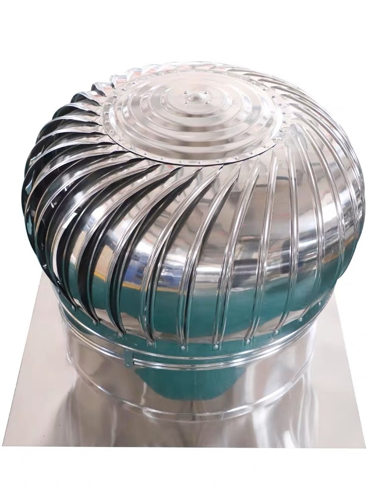 Aluminium Wind Type Ventilation Exhaust Fans Without Power Type Turbine ...