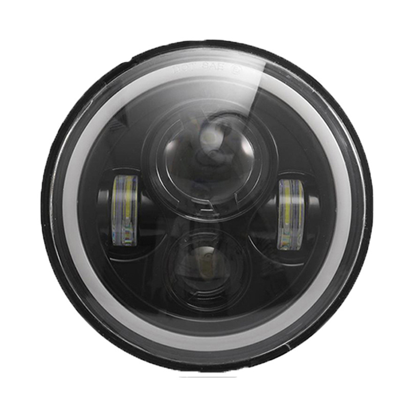 7inch Motorcycle Round LED Headlight led running work light for Offroad ...