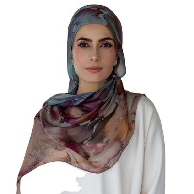 Customize Same As Vela Modal Printed Modal Fabrics Hijab Scarf Muslim Women Modal Cotton Hijab Scarf BestSuppliers