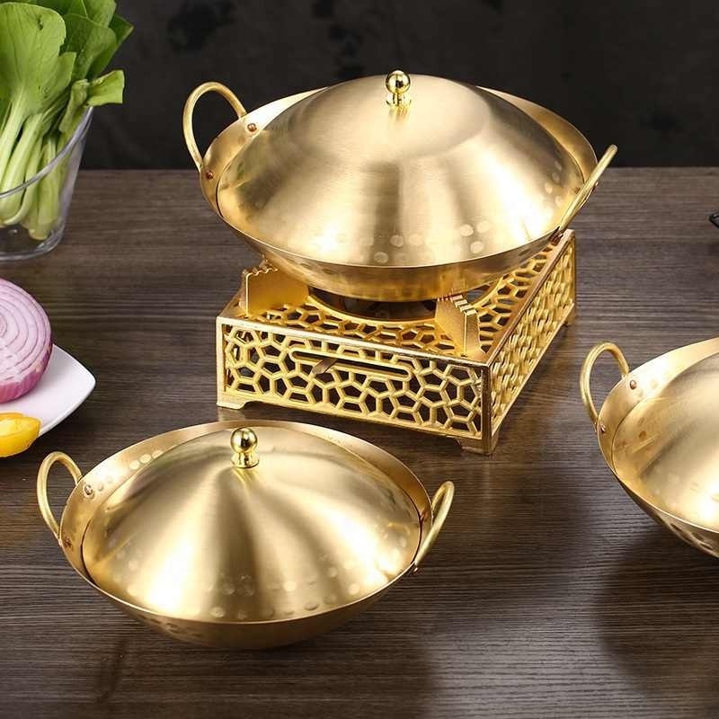 Thickened pure copper hot solid alcohol furnace dry single person self ...