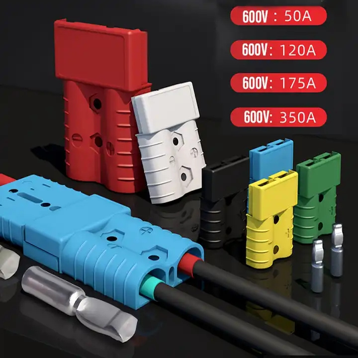 QJC 350A 600V Battery cable connector Battery/Power dual pole plug ...
