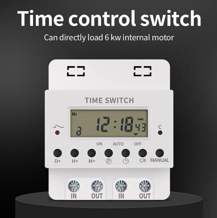 QJC 220V 60A 80A 100A high current Programmable Timing switch ...
