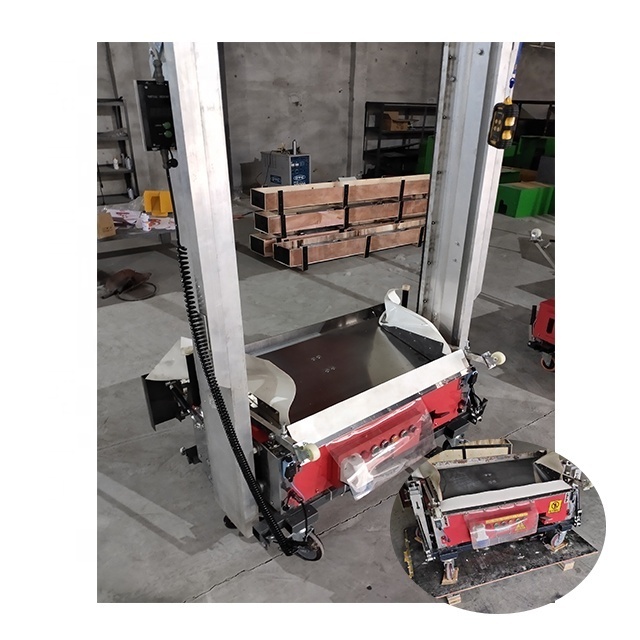 Manual loading wall plastering tools Automatic lightweight plaster ...