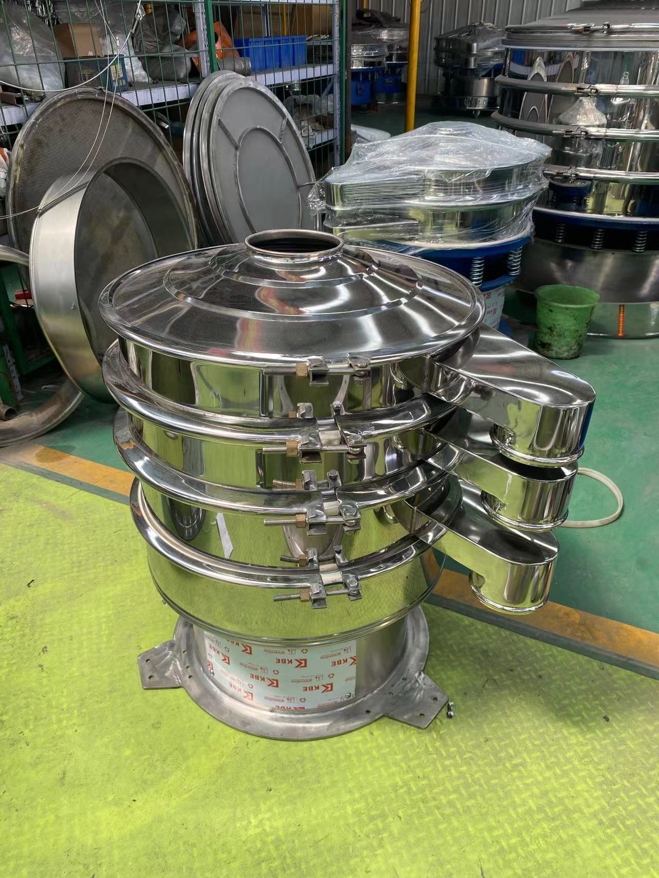 Ultrasonic vibration separator Automatic Sieving Machine Vibro Sieve ...