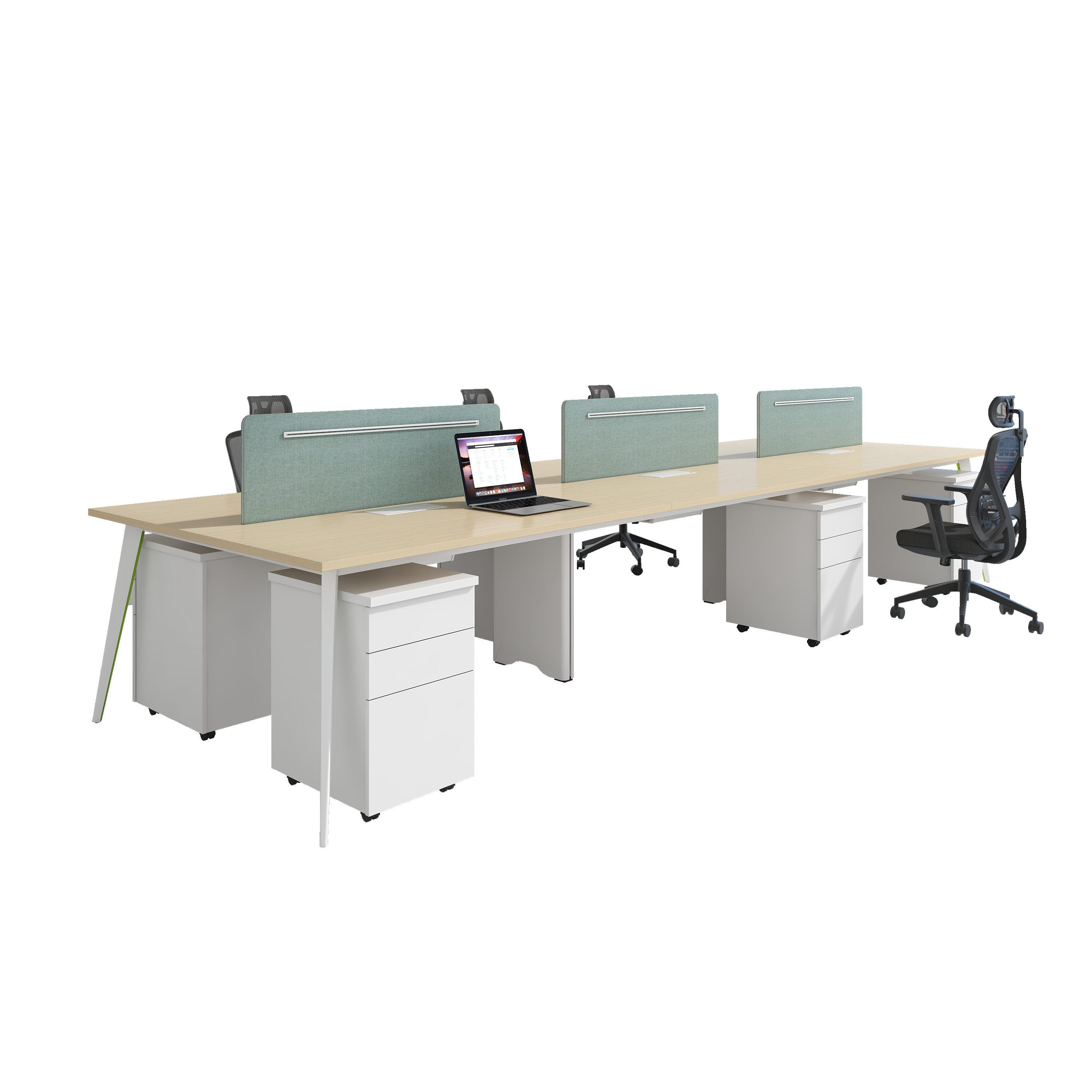 Modern 2 3 4 6 Seater Office Work Station Staff Table Office Desk ...