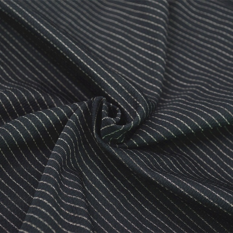 Silver fiber polyester blend X-static antimicrobial Knitted fabric ...