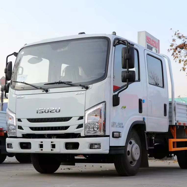 Isuzu EC5 Mini Cargo Truck Diesel Engine 116hp Isuzu Double Cabin Light ...
