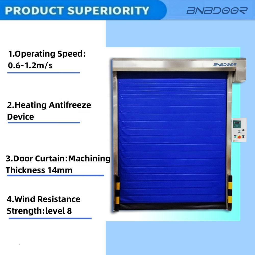 Commercial insulated pvc roller shutter automatic rapid rolling ...