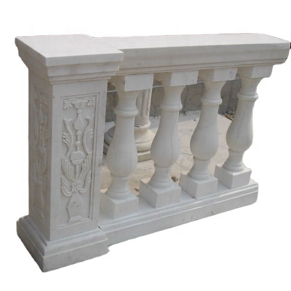 Stone handrail indoor decorative railing modern stair rail ...