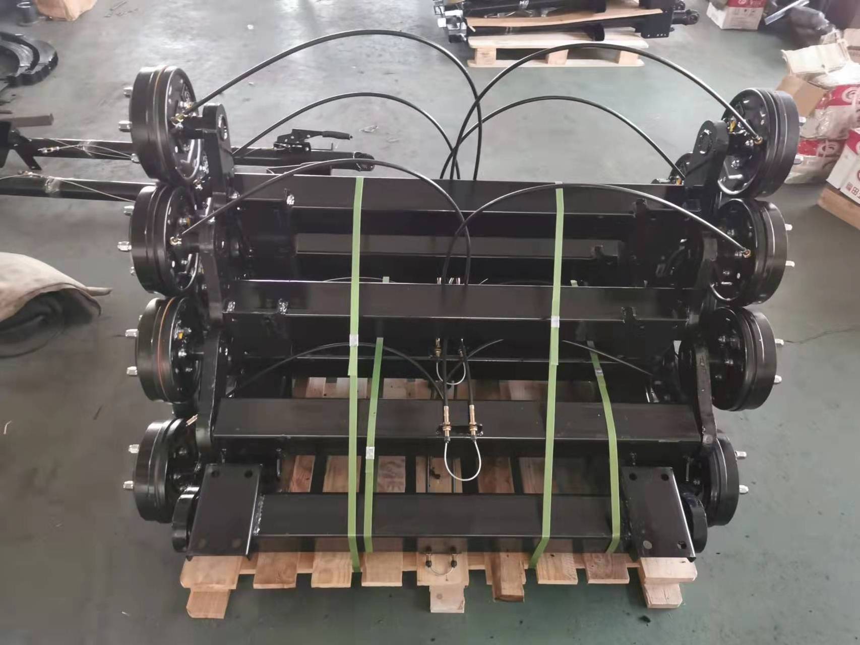 Square Trailer Axle With 10 Inch Electric Brake (parking lever) small ...