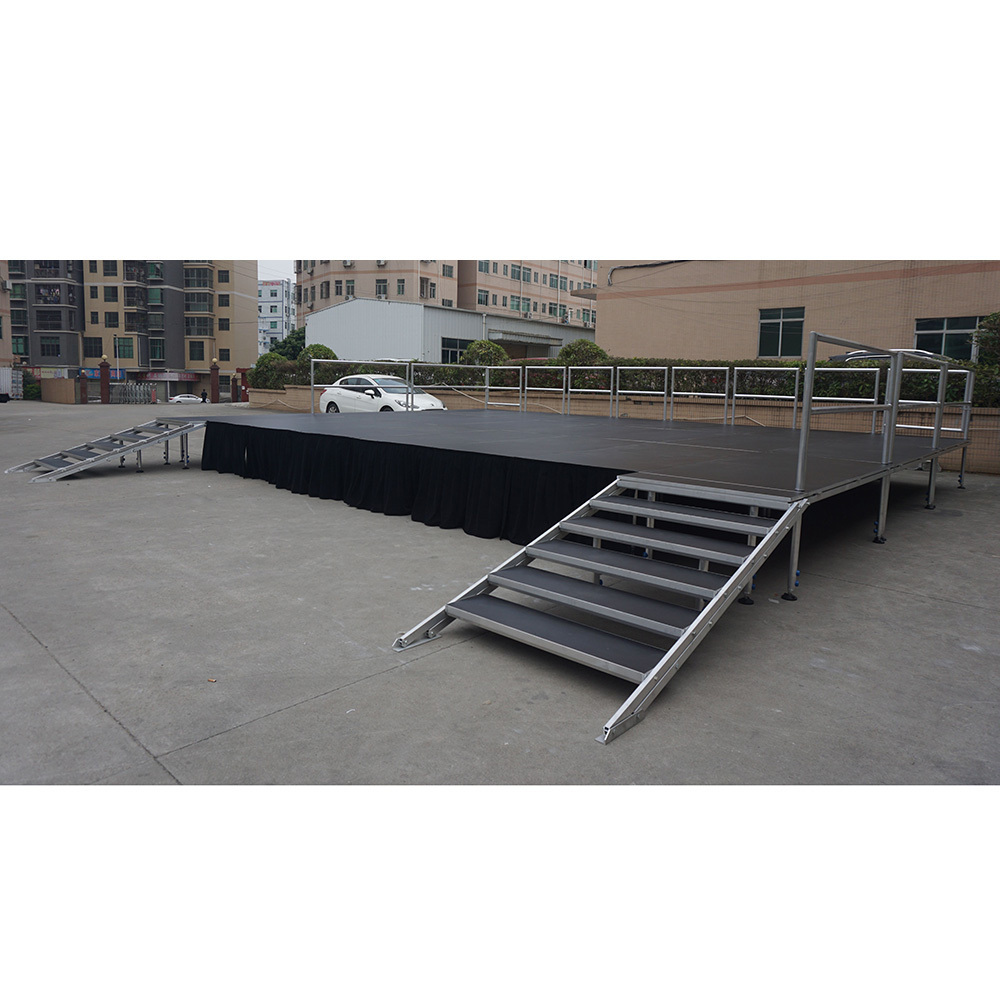 4x4 aluminum wedding adjustable stage platform for event party ...