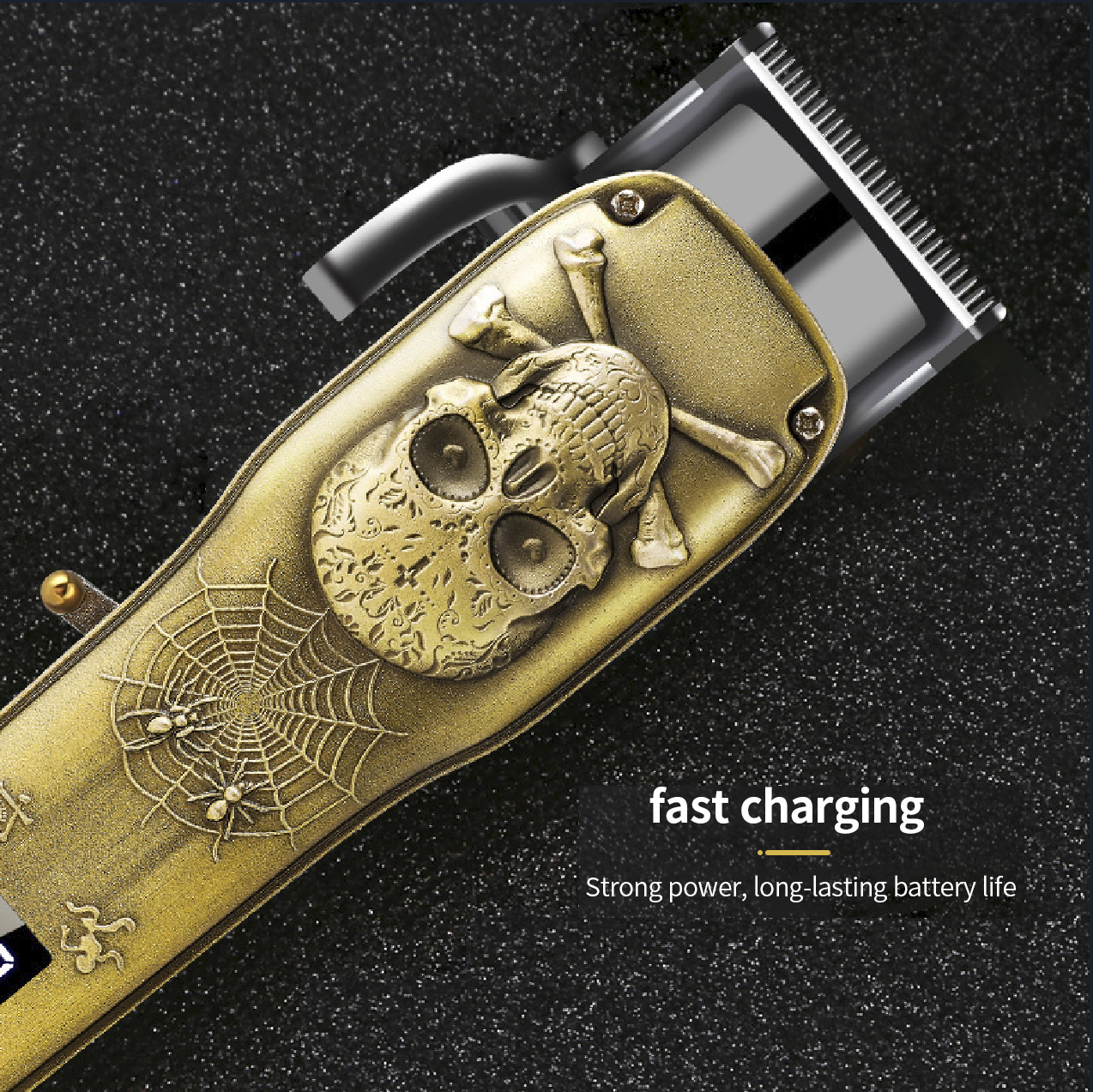 Retro Whole Metal Professional Mens Hair Clippers Electric hair clipper ...