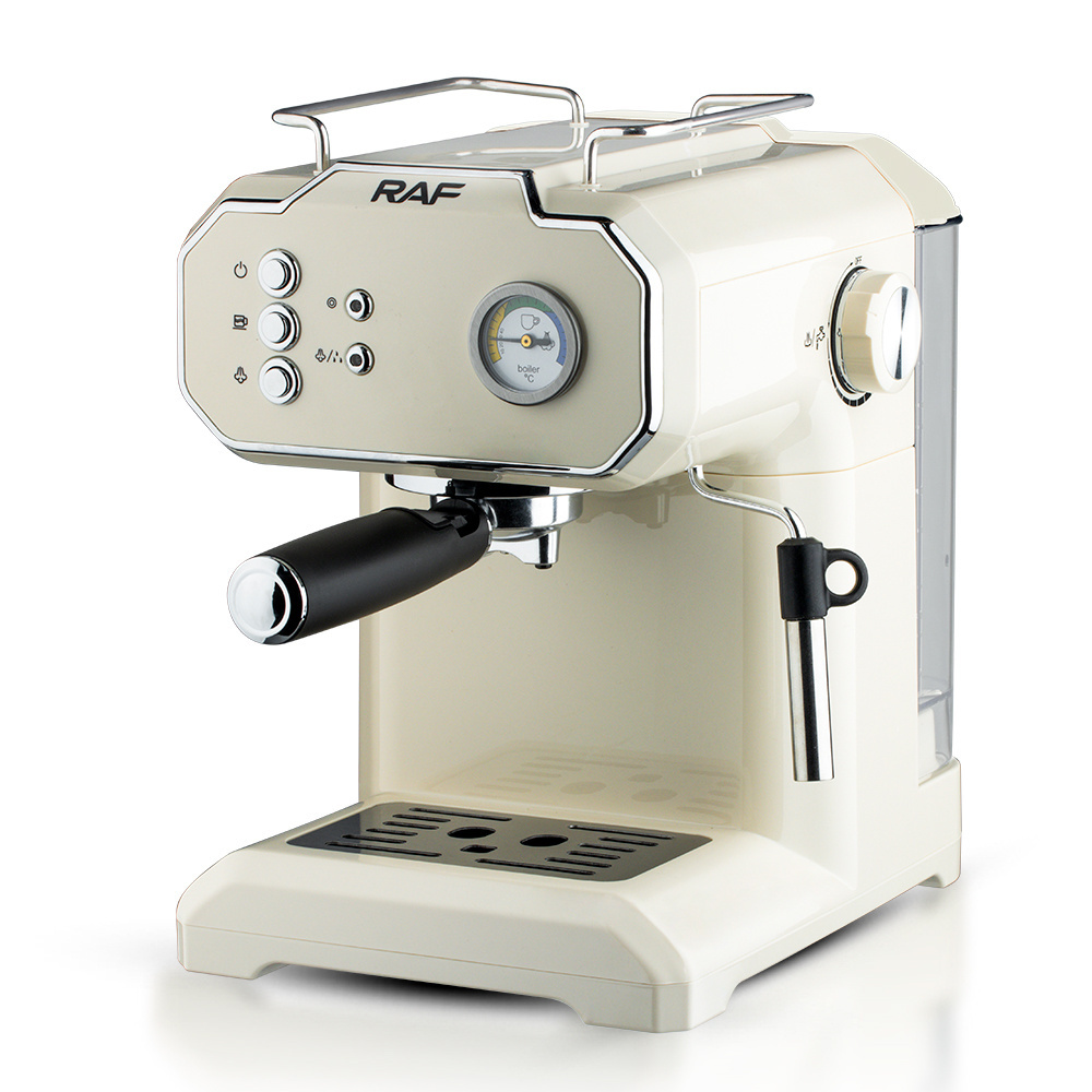 RAF 2024 New Automatic Coffee Machine 1.8L 850W Anti-drip Function Commercial Espresso Coffee ...