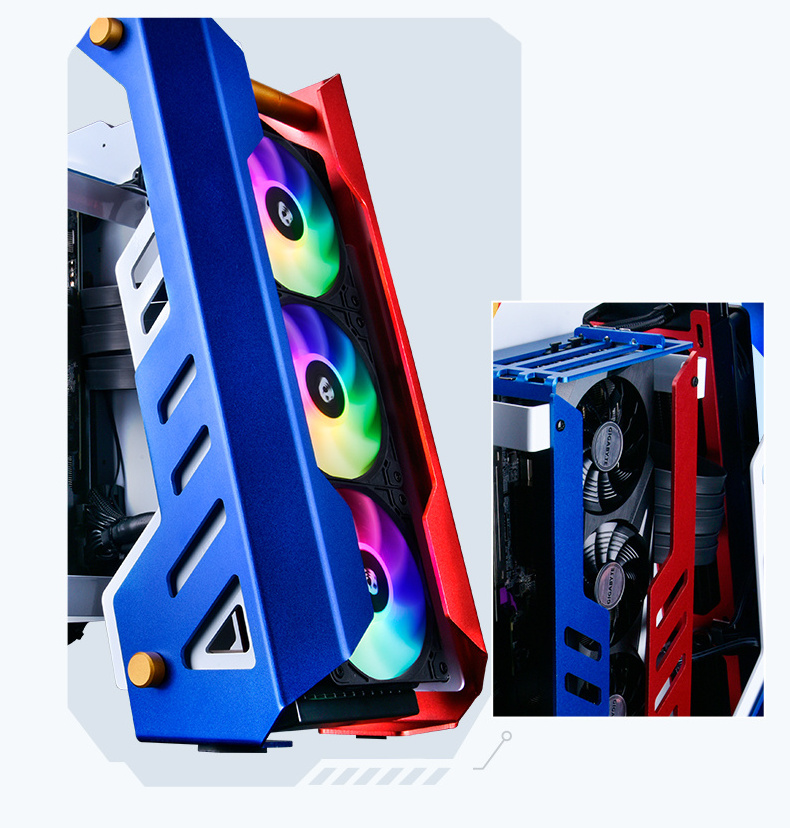 Aluminum Design Computer Cases & Towers Desktop Gaming CPU Computer ...