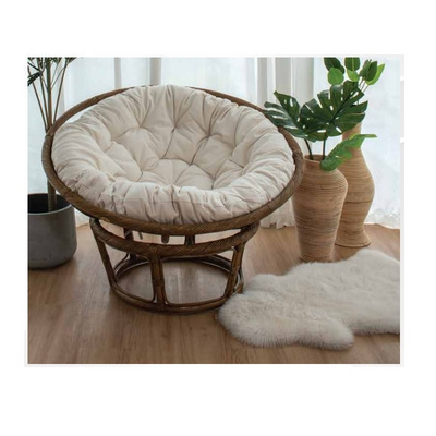 Cozy Bohemian Daily Used Patio Living Room Furniture Modern Design Style Eco friendly Chair Papasan With Twister Frame