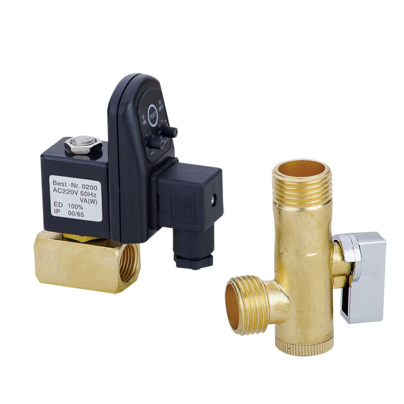 Solenoid Drain Valves Digital Electronic Timer 24V~240V Solenoid Valve ...