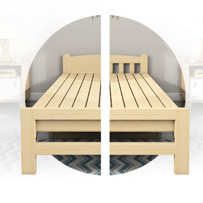 Folding wooden single bed store