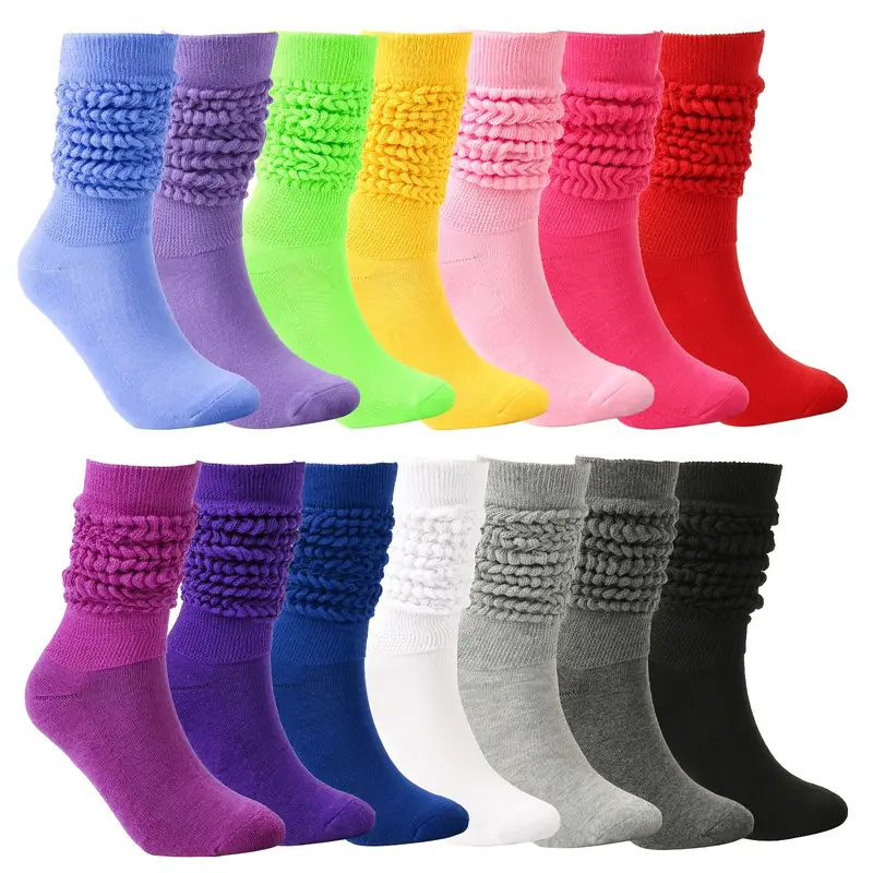 REMOULD custom scrunch socks women with grip custom slouch socks for ...
