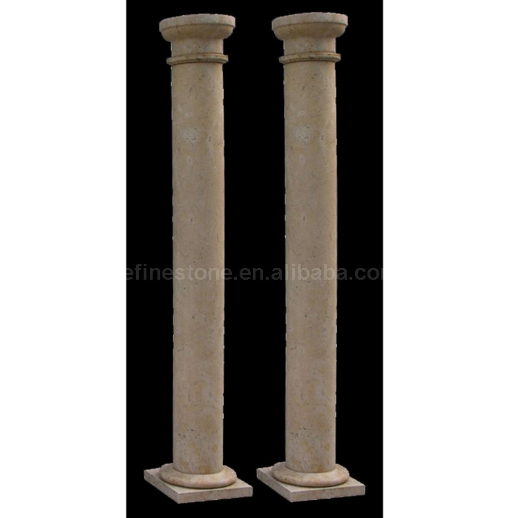 Solid Marble Columns Roman Pillars Hollow Granite Stone Columns | Bestsuppliers.com