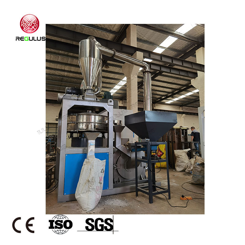 PVC Granules Grinding Equipment Powder Making Machine Plastic Milling ...