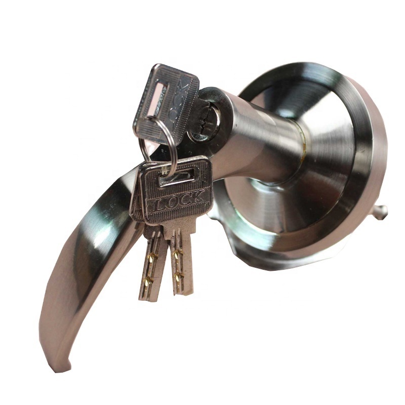 Exterior lever trim lock hardware fitting door handle for push/ press ...