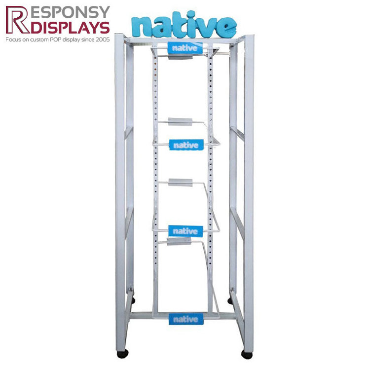 Customized Floor Metal Floating Shoe Display Case | Bestsuppliers.com