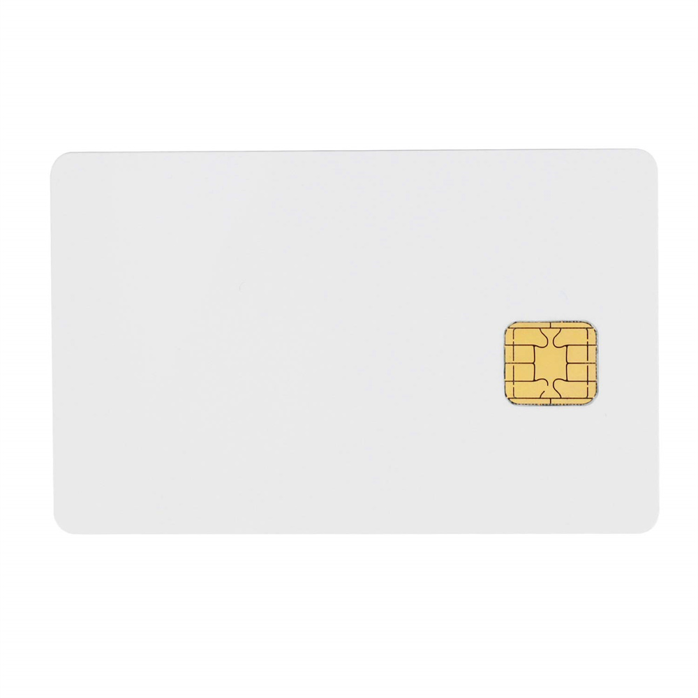 In Stock Blank 4442/4428 White CR80 Pvc / Paper Magnetic Strip Chip ...