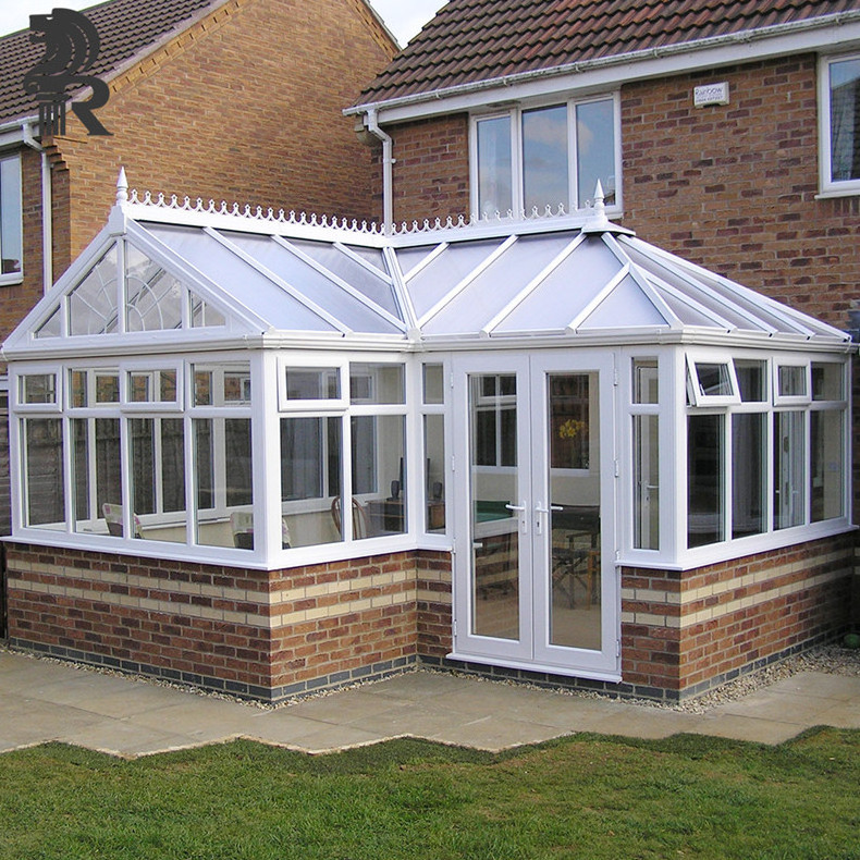 Aluminum Frame Laminated Glass House Free Standing Sun Rooms Balcony ...