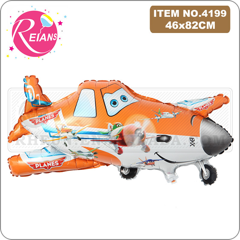Huge Oversized Cartoon Airbus plane modeling aluminum helium balloons ...