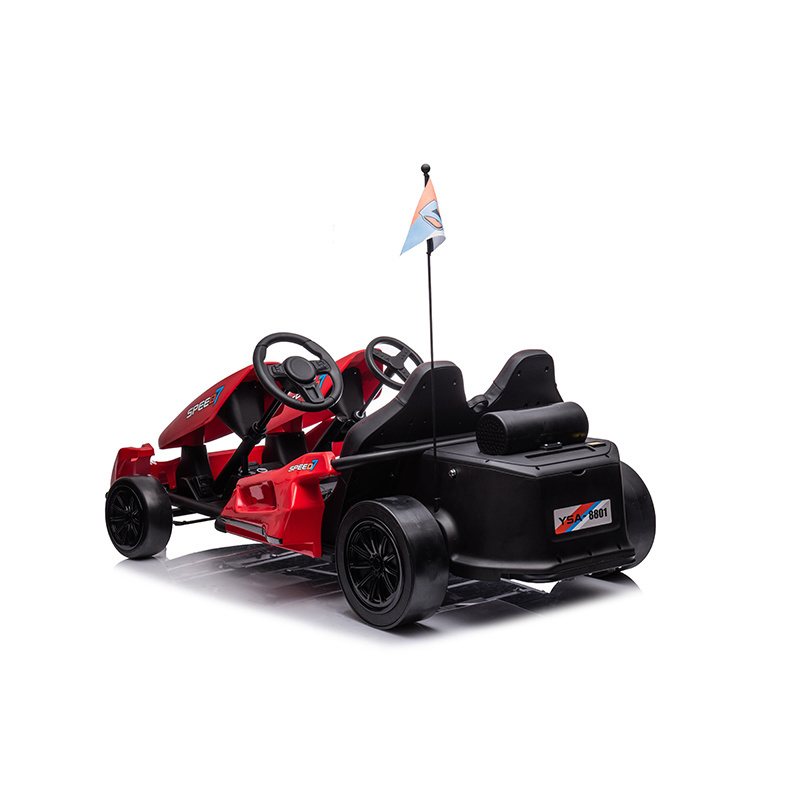 24V Baby electric kart with dual-drive high-power drift motor and rear ...