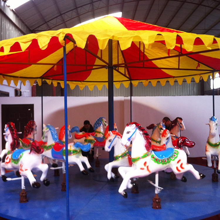 best-selling simple carousel rides playground-equipment-merry-go-round ...