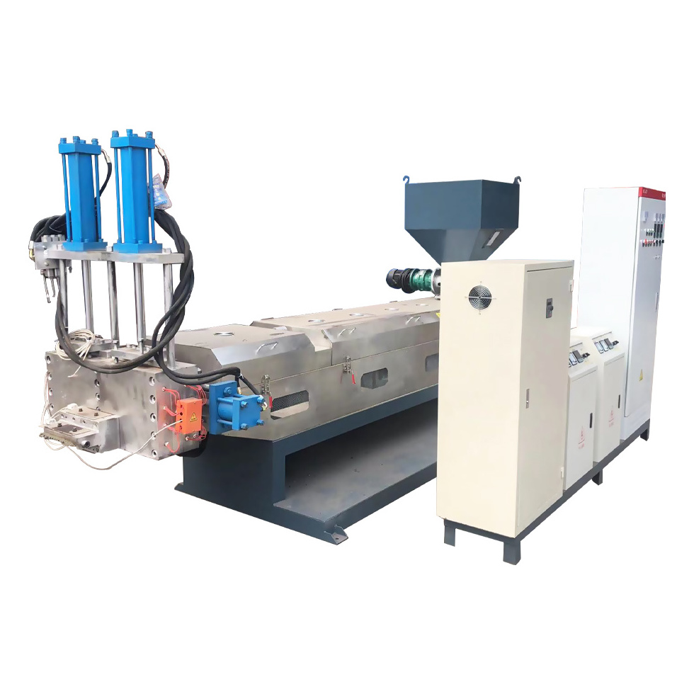 New Design Pp Pet Pvc Hdpe Plastic Granules Double Screw Extruder plastic Pellet Making Machine ...
