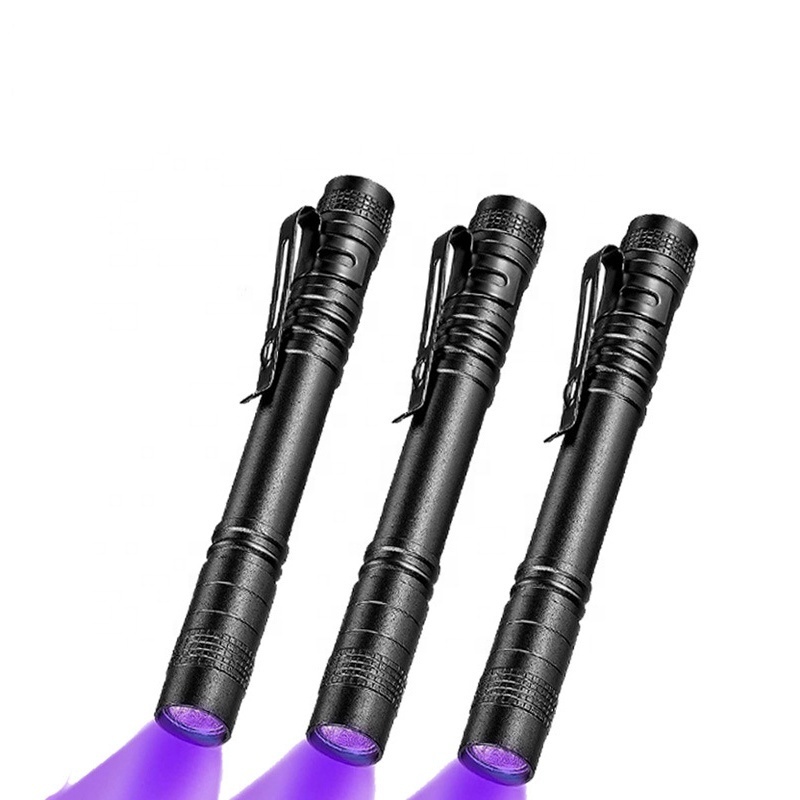Portable Black Pen Light Scorpion Germs Detector 2*AAA Battery Powered ...