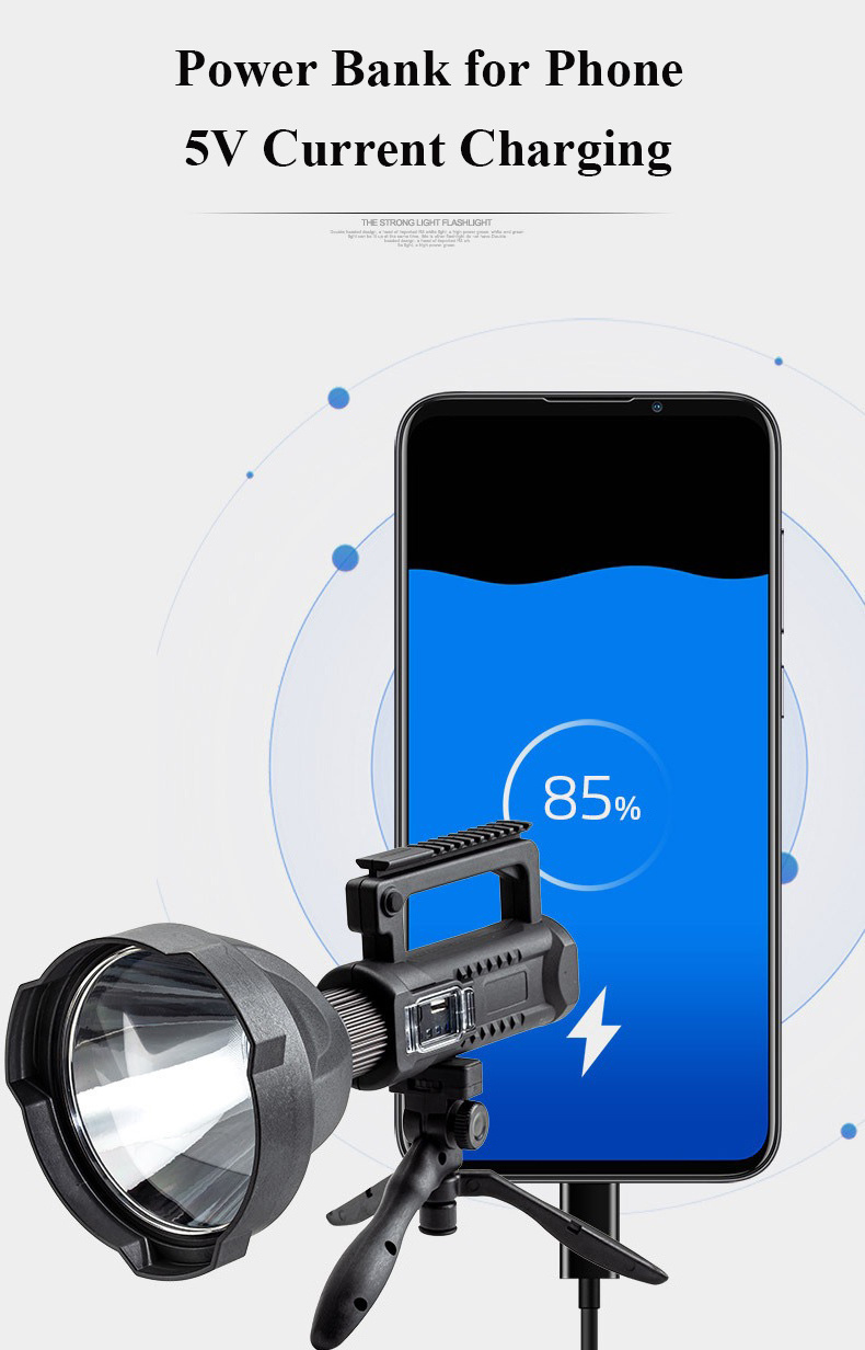 Outdoor Waterproof Searching Hunting Handheld Type-c Rechargeable P50 ...