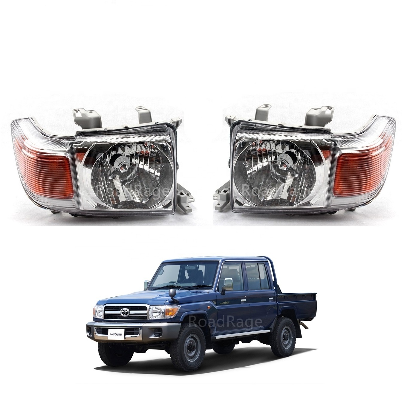 Car Head light Headlight Assembly Headlamp Projector Fit for Toyota ...