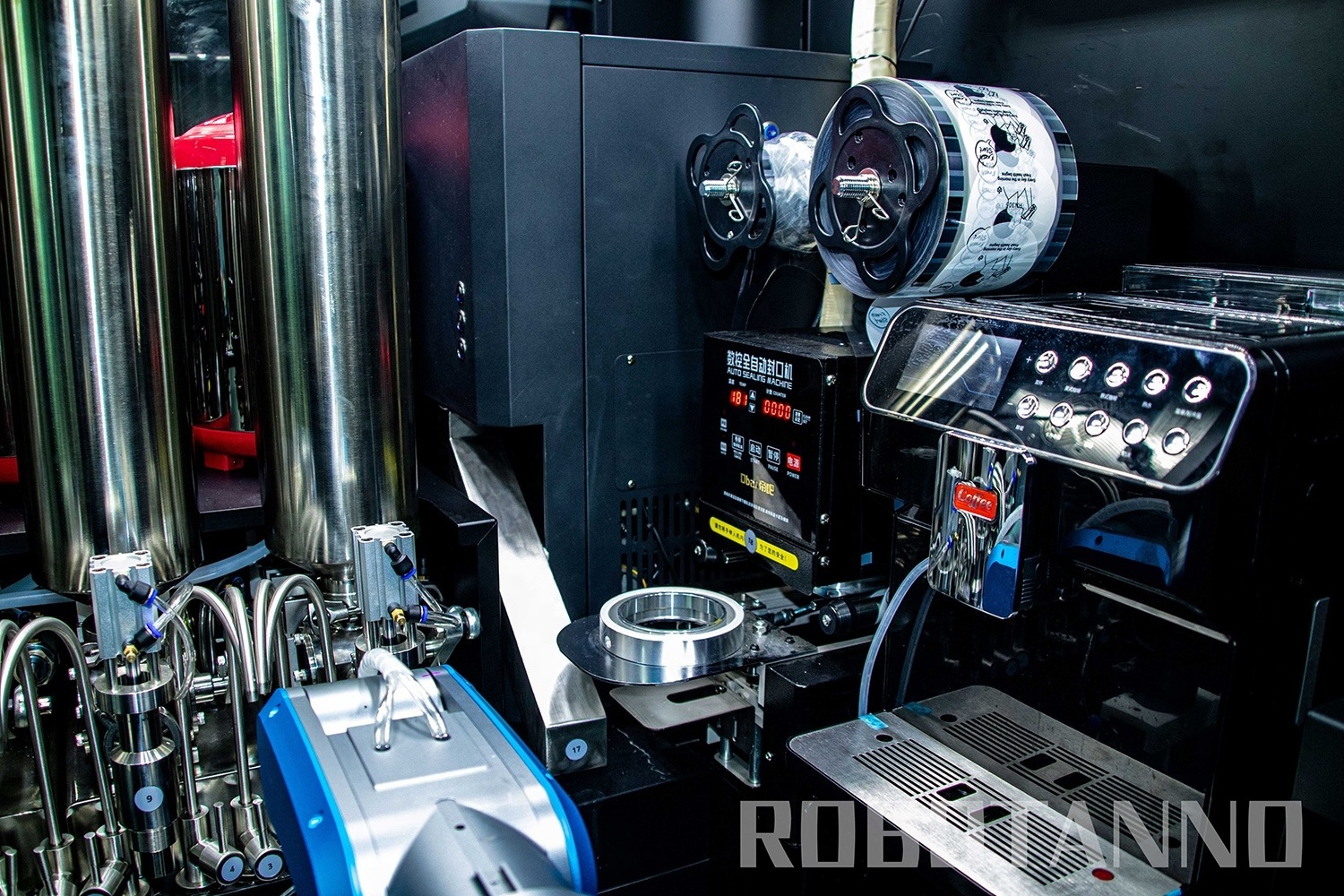 Robotics Arm Smart Milk Tea Coffee Vending Machine Bubble Tea Vending ...