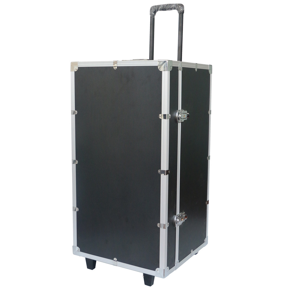 Custom Aluminum Flight Hard Case Trolley Case with Custom Foam for ...