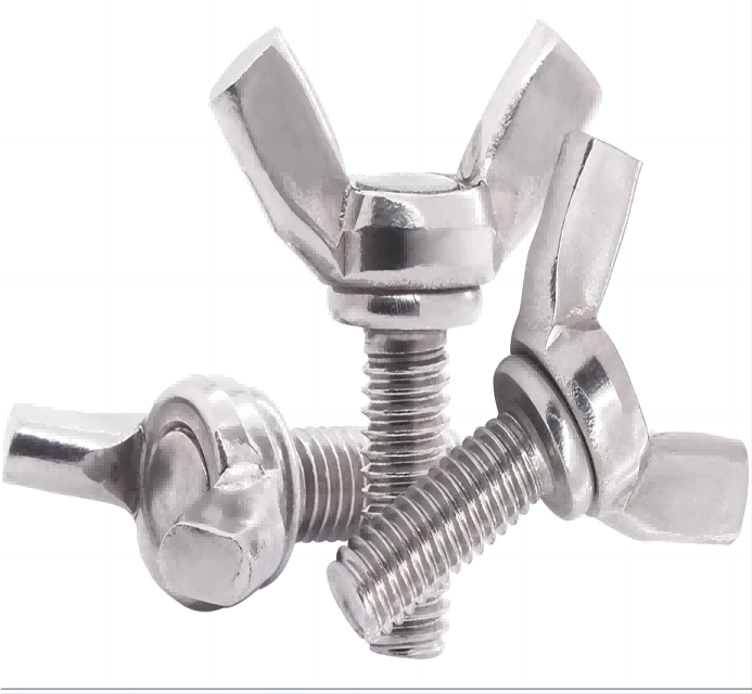 304 Stainless Steel Wing Nut Screw Din316 Butterfly Bolt And N ...