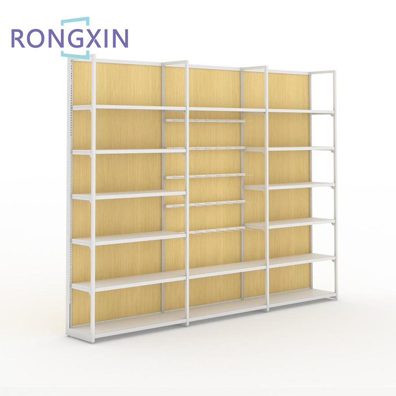 IN STOCK Wood Display Rack Store Production Line Shelving Gondola Shelf ...