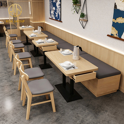 Wooden furniture for cafe store