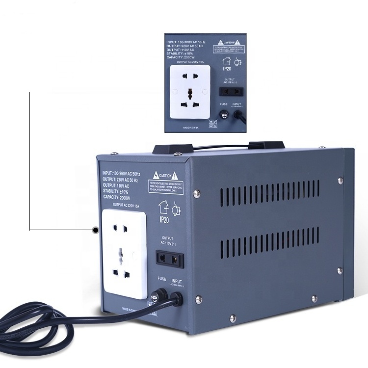 NDR-2000VA relay type voltage regulator with USB Regulator Voltage 220V ...