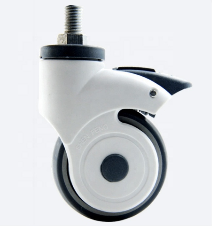 Medical Silent furniture casters hand cart caster industrial casters ...