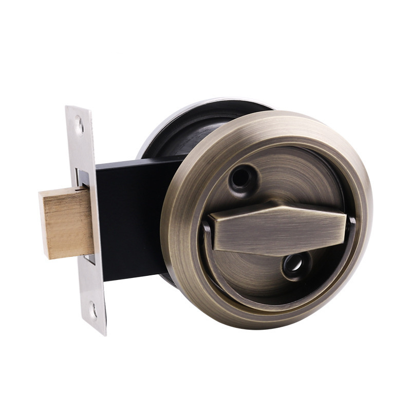 Stainless steel round deadbolt pocket door lock | Bestsuppliers.com