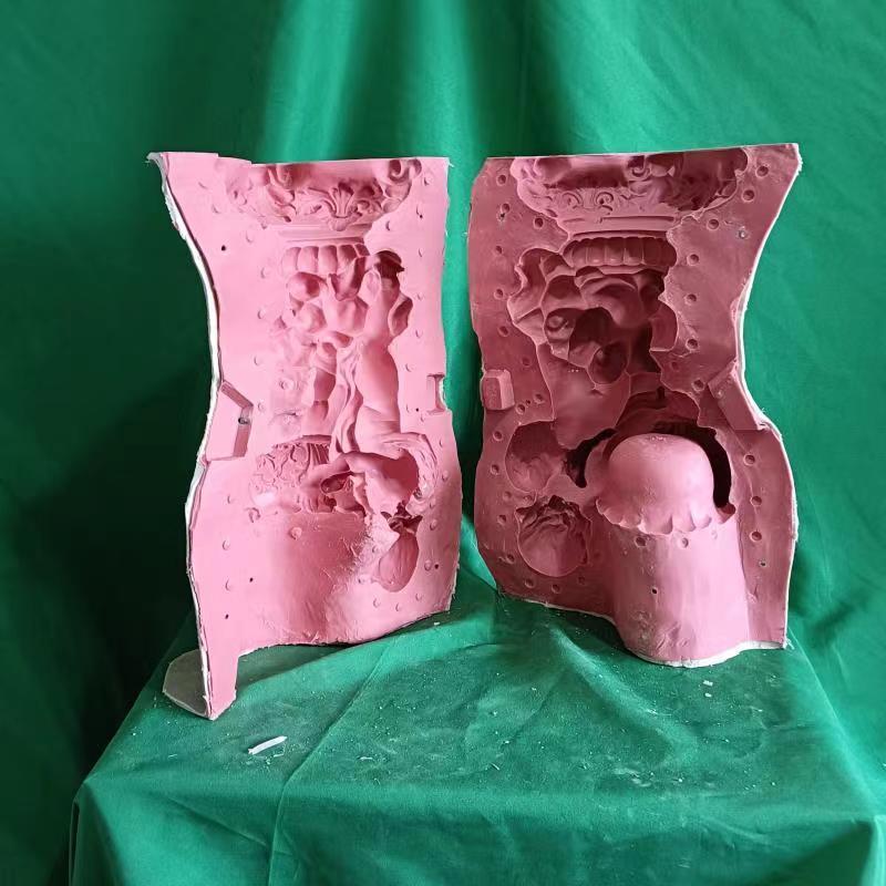 Big Cement Concrete Planter flower pot fiberglass angel statue Molds ...