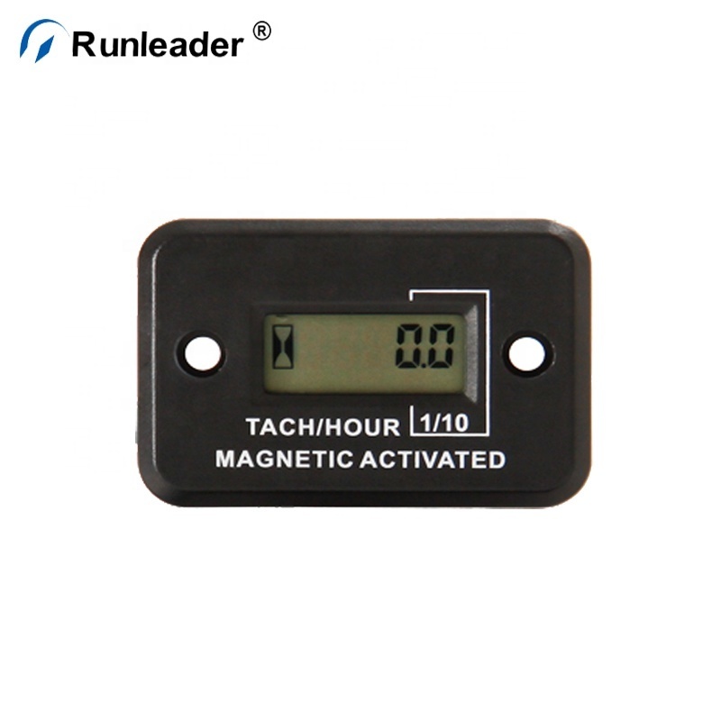 Runleader Waterproof Digital Truck Tractor Diesel Engine Tachometer ...