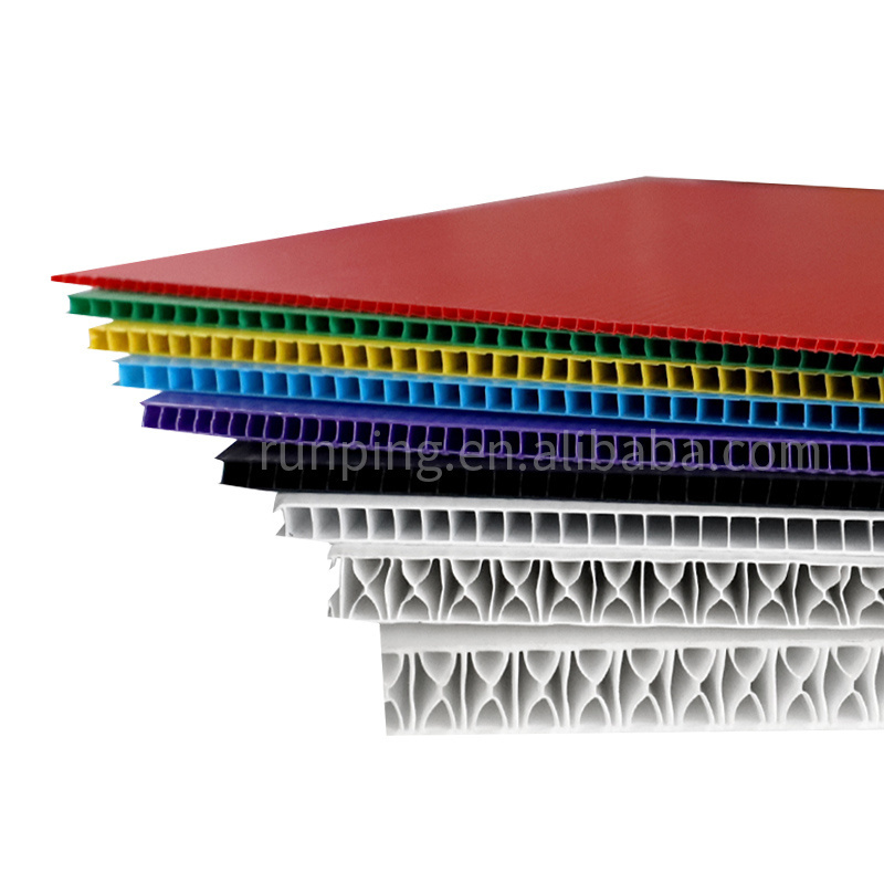 2mm 3mm 4mm 5mm 6mm 8mm 10mm 4x8 Waterproof Coroplast Correx Corrugated ...