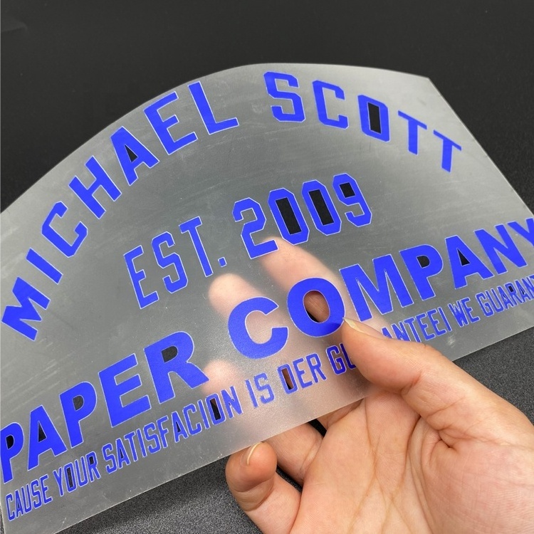 High Density Iron on Printed Custom 3D Logo Silicone Heat Transfer ...